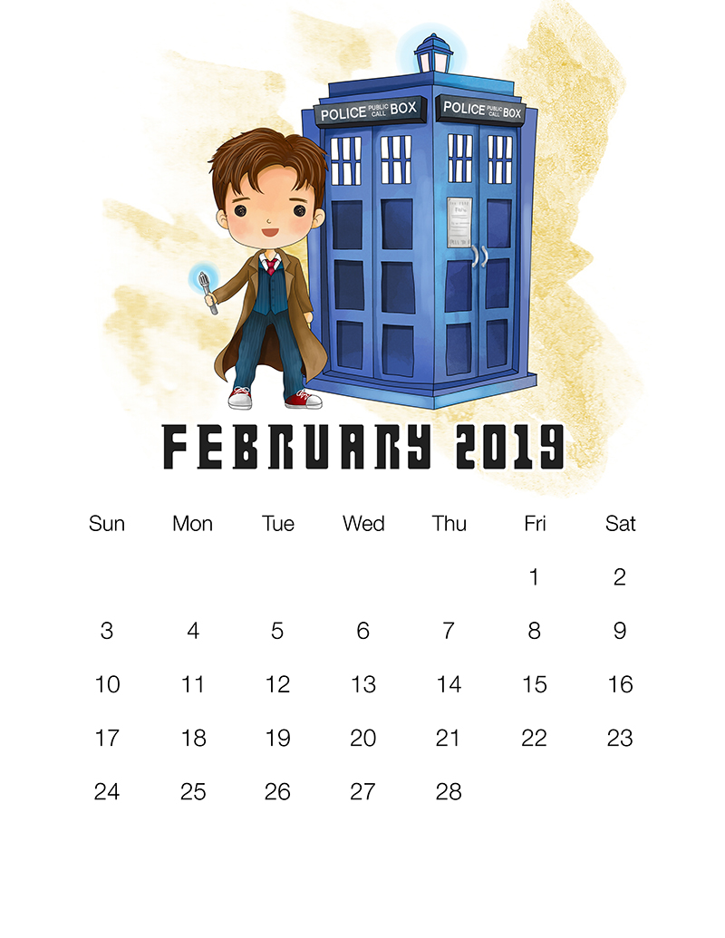 Doctor Who Calendar by The Cottage Market – Varietats