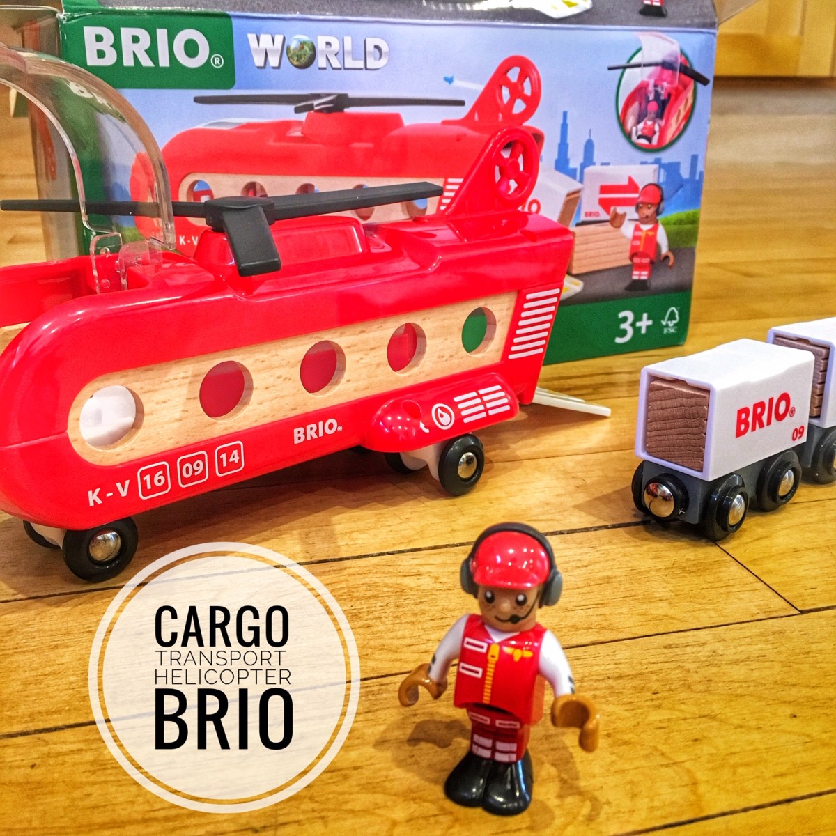 Cargo Transport Helicopter by BRIO World – Varietats