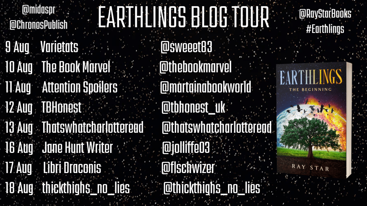 Earthlings by Ray Star – Blog Tour – Varietats